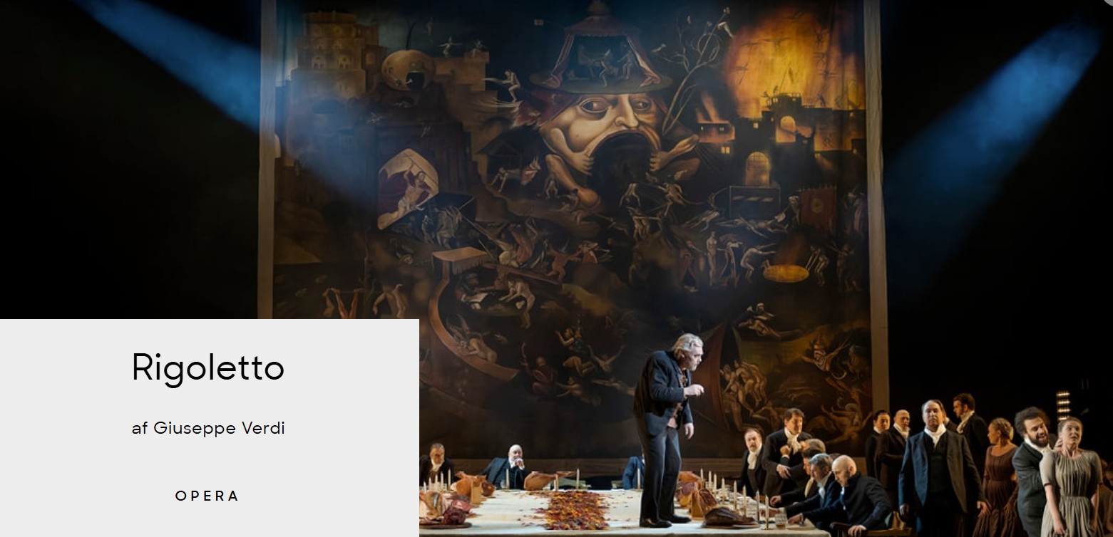 Rigoletto af Giuseppe Verdi - Operaen København på 3. balkon 1. række.