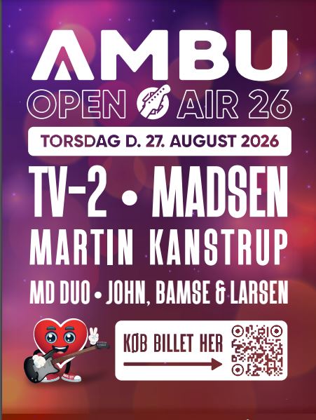 Kom til 7 timers koncert i Hobro med TV2, Madsen, Martin Kanstrup, MD ...